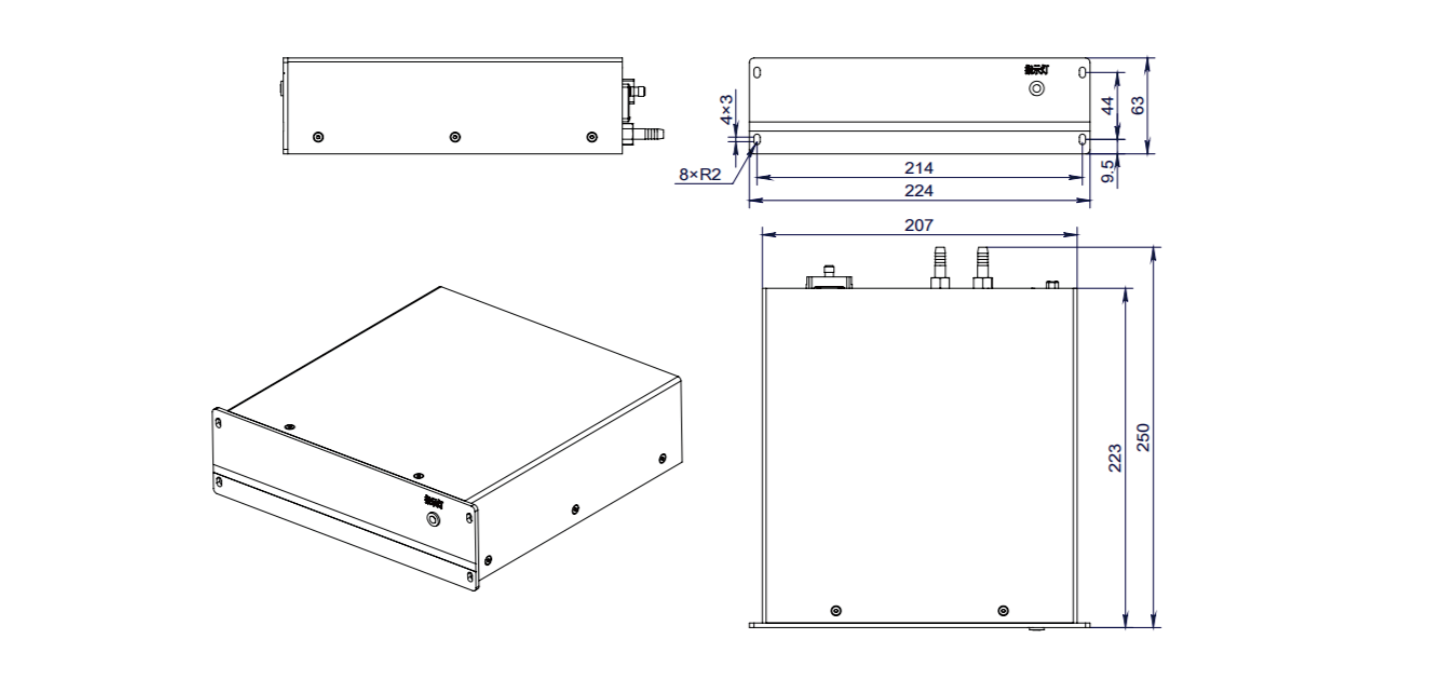 405nm Fiber Coupled Diode Laser Subsystem_Products_Diode Laser_Products_BWT